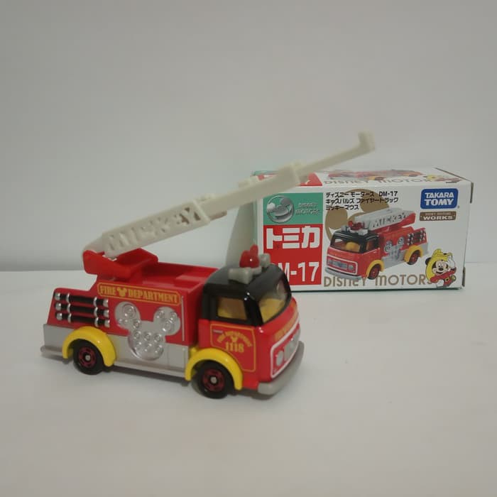Jual Mickey Fire Engine truck Tomica Disney motors DM-17 diecast takara tomy harga murah ...