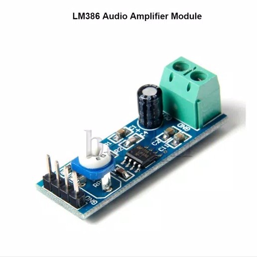 Jual LM386 Audio Amplifier Module LM 386 5V-12V with Adjustable volume control | Shopee Indonesia