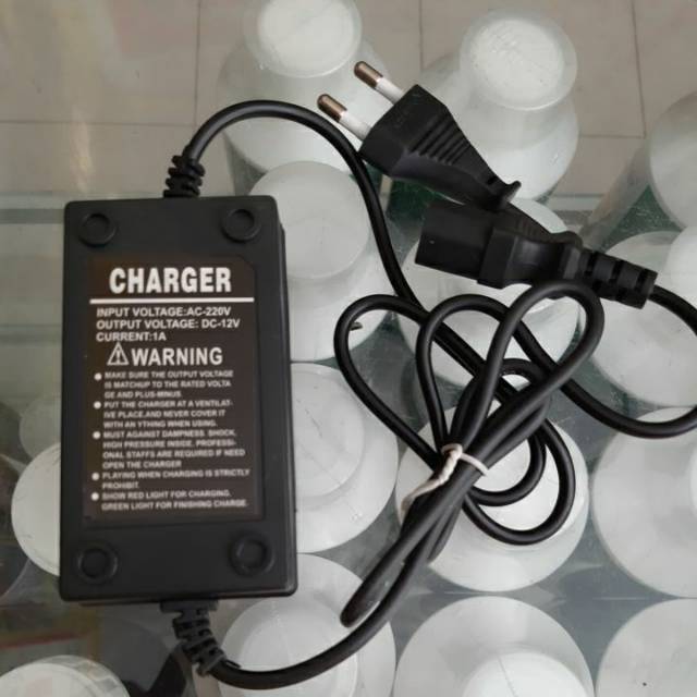 Jual Charger accu input voltage ac-220v, output voltage dc-12v | Shopee ...