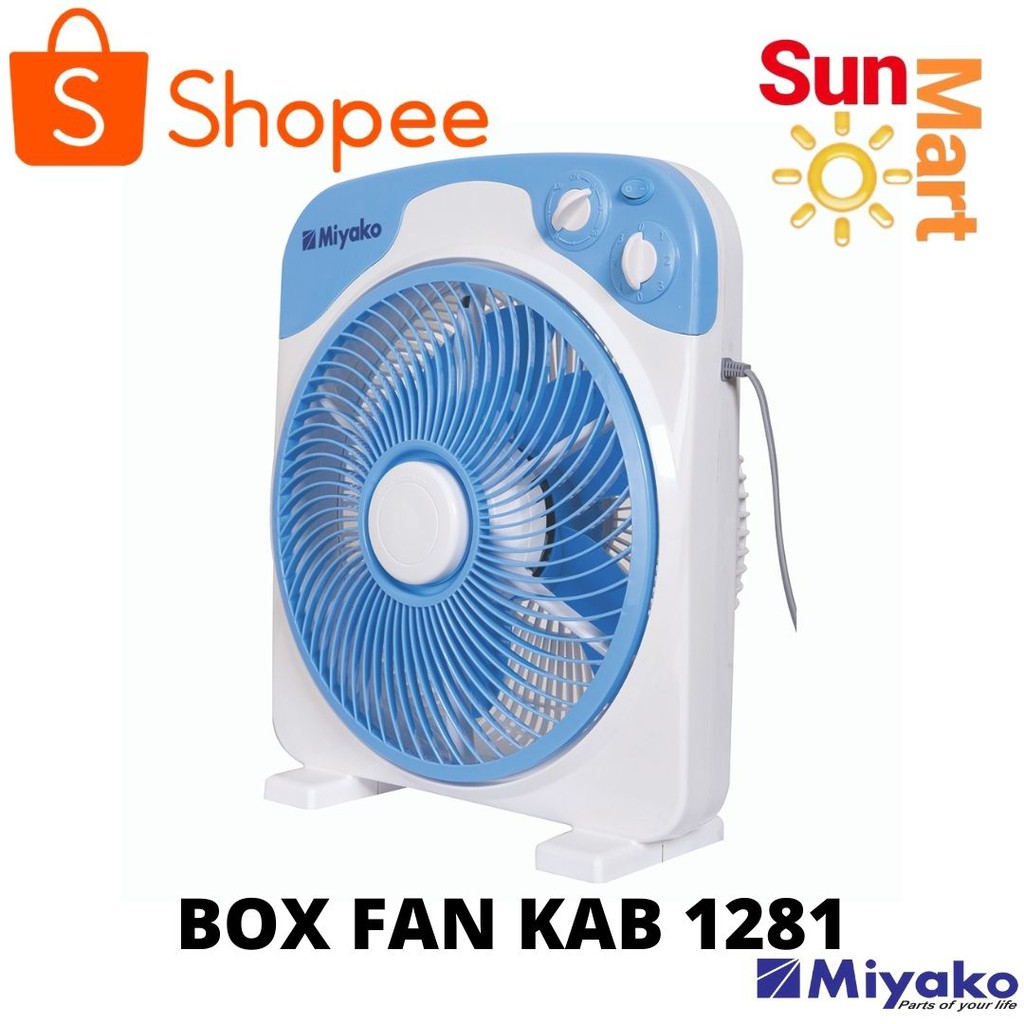 Jual Kipas angin kotak Box Fan Miyako KAB-1281 | Shopee Indonesia