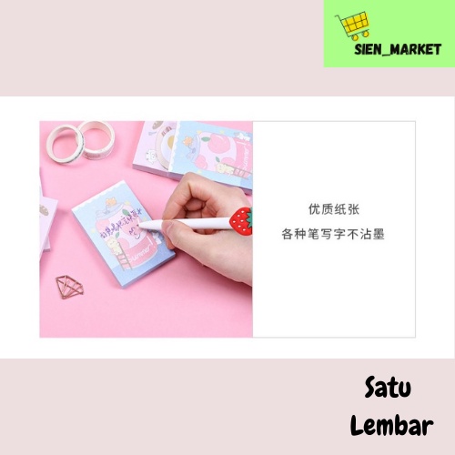 Jual Sticky Note Motif Peach Sticky Notes Motif Lucu Sticky Notes Per ...