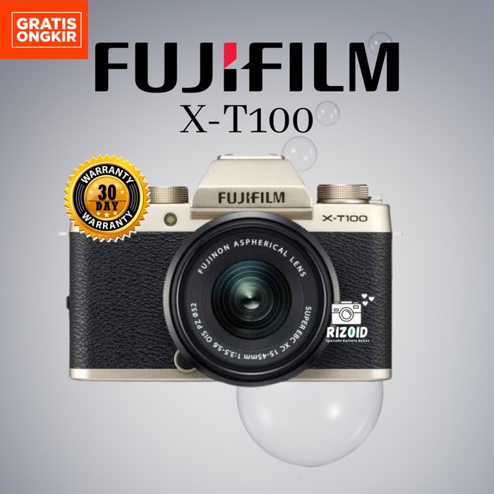 Jual Kamera Camera Mirrorless Fujifilm XT100 X-T100 XT-100 Layar Flip Wifi - Body Only | Shopee ...