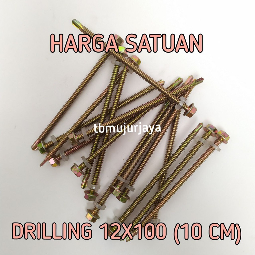 Jual Baut Roofing / Self Drilling Screw / Baut Baja Ringan / Atap ...