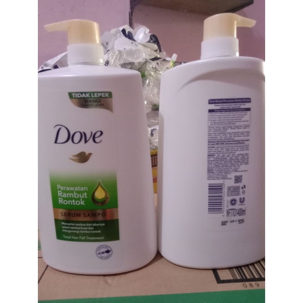 Jual Dove Shampoo Total Hair Fall Anti Rontok 1400 ml & 900 ml | Shopee ...