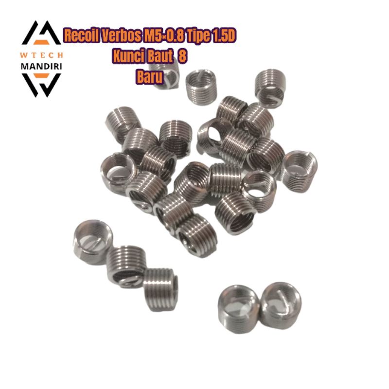 Jual Recoil Baut M5 1.5d 2d Drat Per Bubut verbos baut kunci 6 | Shopee ...