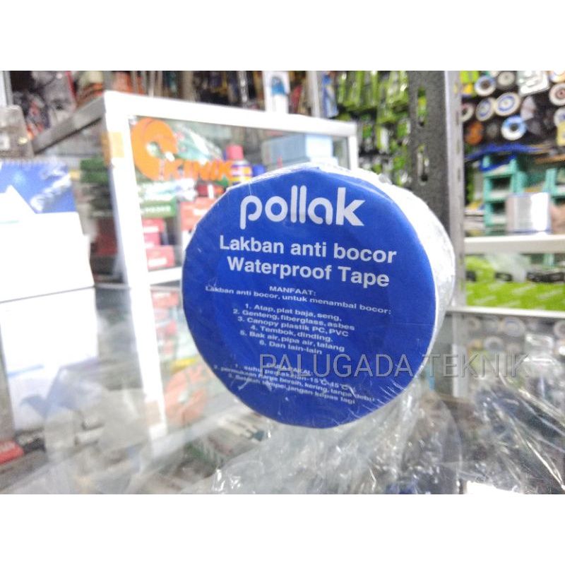 Jual Pollak Lakban Anti Bocor Waterproof Tape / Lakban Atap Plat Baja ...