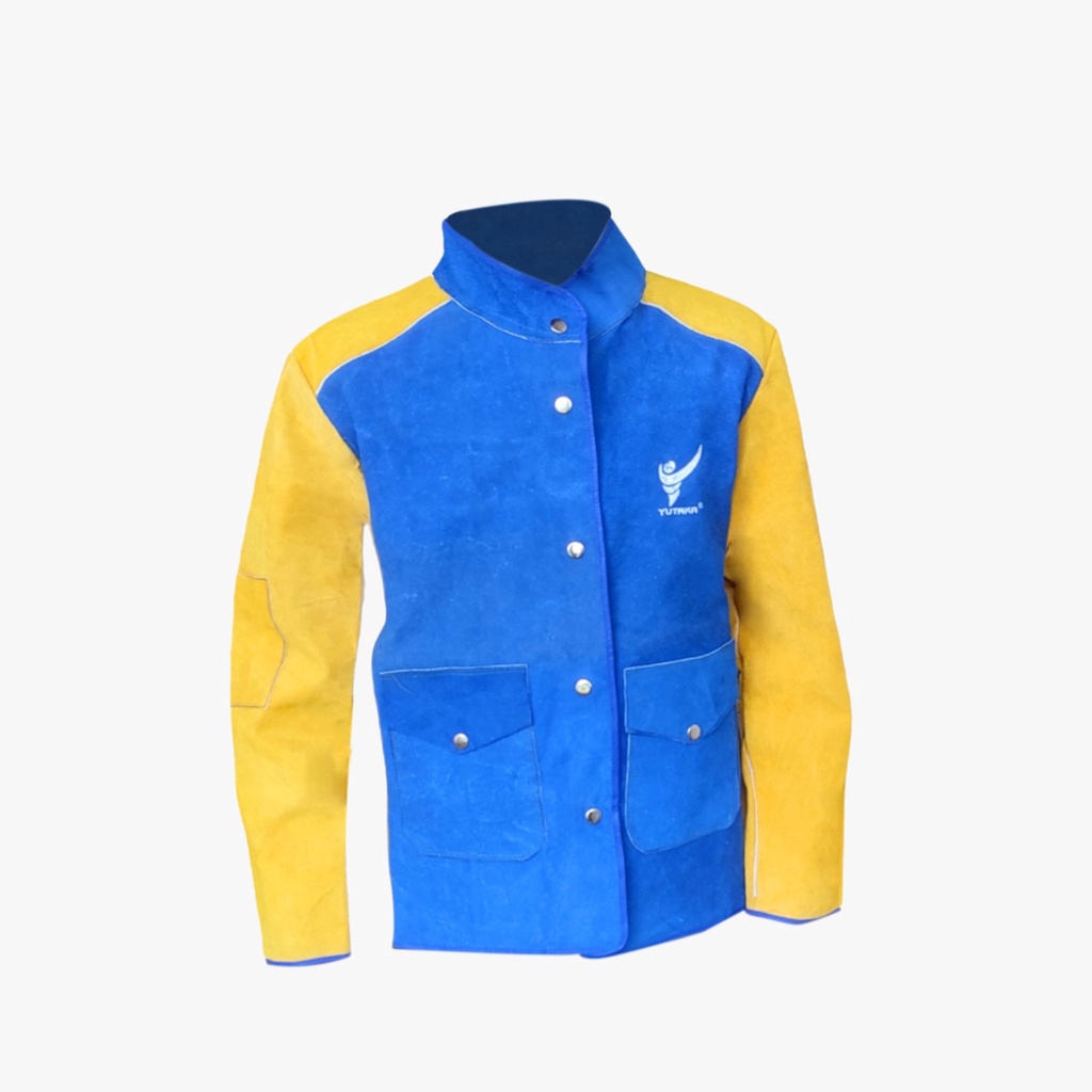 Jual JAKET LAS YUTAKA KULIT / WELDING JACKET YUTAKA | Shopee Indonesia