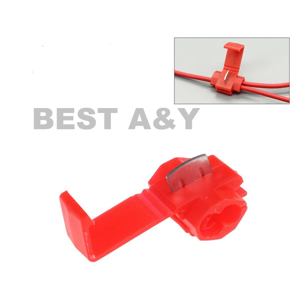 Jual Red Quick Splice Tap Wire Terminal Connectors jumper Clamp Sambung ...
