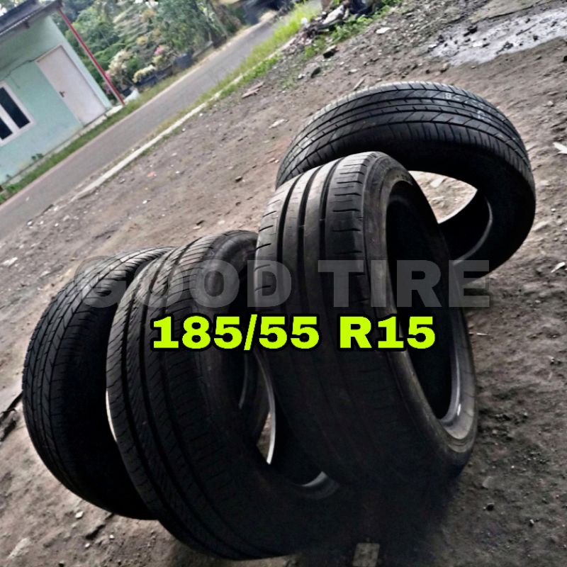 Jual BAN MOBIL 185-55-15 R15 COPOTAN SEKEN SECOND BEKAS BAN MOBIL VELG ...