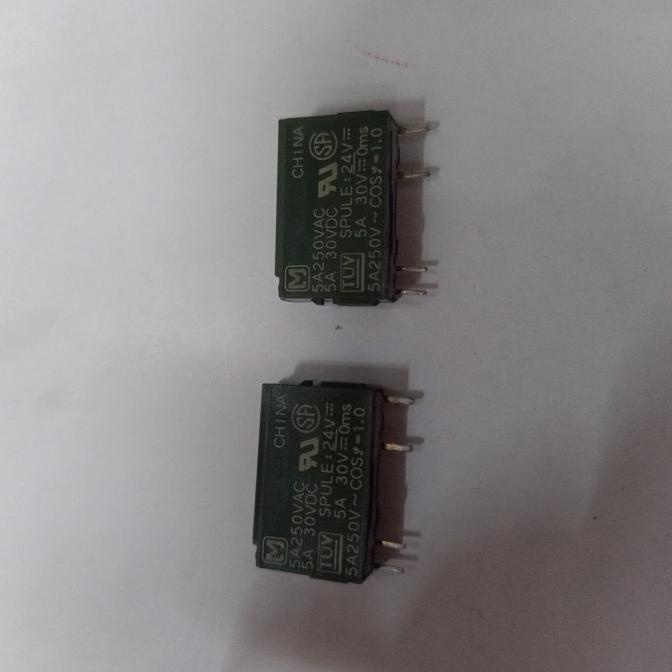 Jual Relay 5A 250VAC 30VdC spule 24VDC | Shopee Indonesia