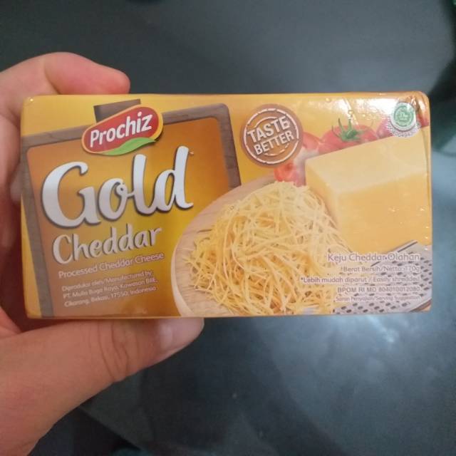 Jual Keju Prochiz gold cheddar ukuran 170 gr | Shopee Indonesia
