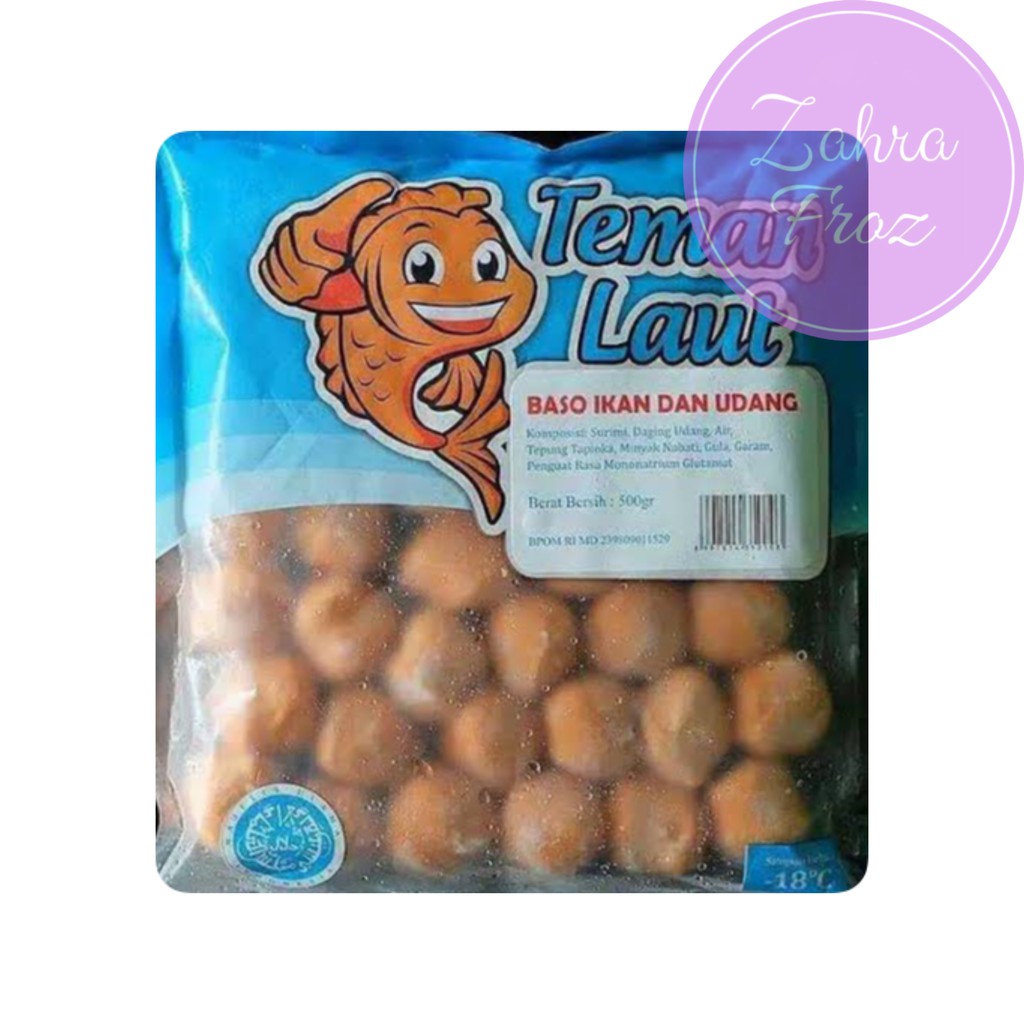 Jual BAKSO IKAN DAN UDANG TEMAN LAUT 500 GR | Shopee Indonesia
