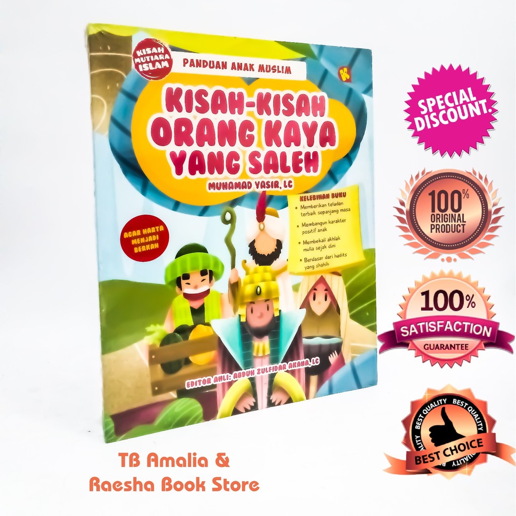Jual Buku Kisah Kisah Orang Kaya Yang Saleh – Muhamad Yasir Lc | Shopee Indonesia