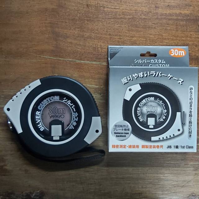 Jual Original YAMAYO Roll Meter Steel Type Silver Custom 30 Meters ...