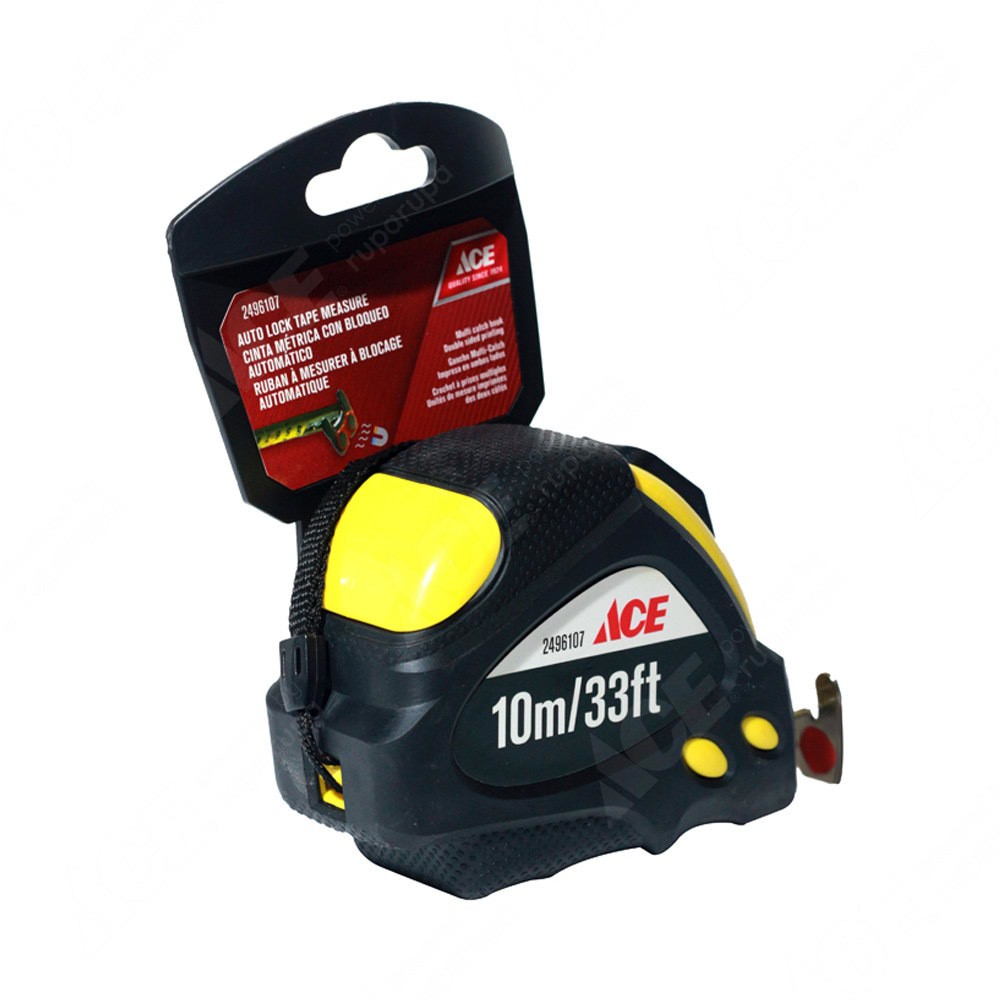Jual Meteran Auto Retractable 10 M ACE | Shopee Indonesia
