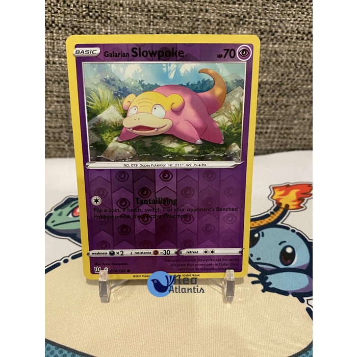 Jual Pokemon TCG English Galarian Slowpoke Reverse Holo Battle Styles ...