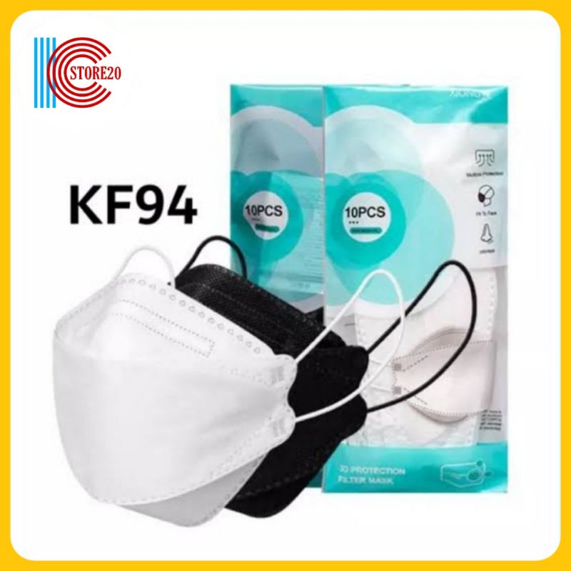 Jual MASKER KF94 4PLY 1 PACK ISI 10 PCS | Shopee Indonesia