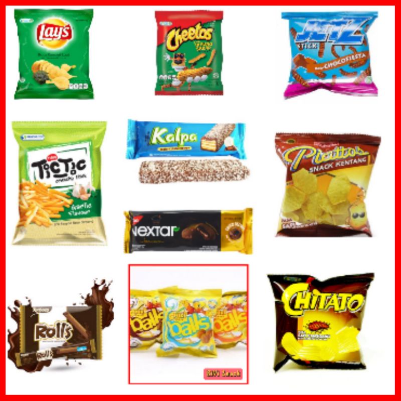 Jual ANEKA CHIKI BALLS CHITATO CHEETOS JETZ LAYS QTELA PIATTOS TARO ...