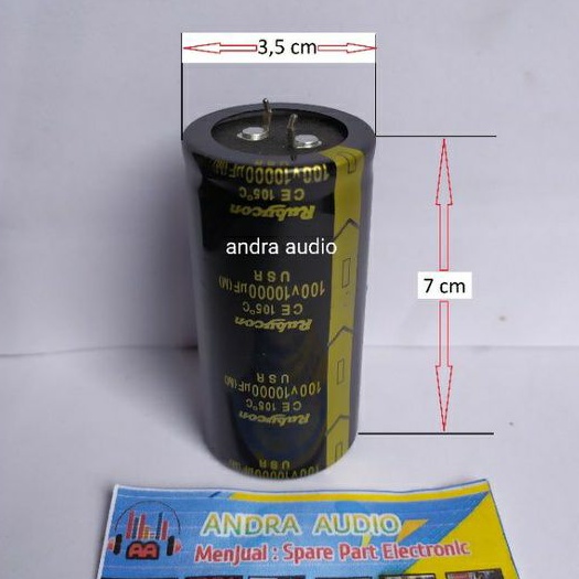 Jual elco rubycon 10000uf 100v hitam original | Shopee Indonesia