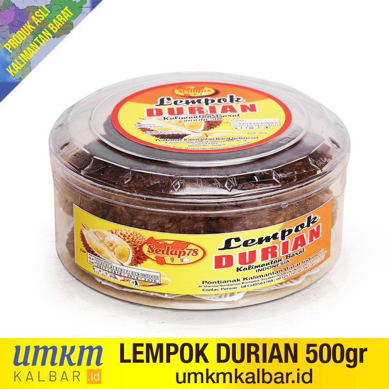 Jual Dodol Lempok Durian 500gr Sedap78 Khas Pontianak | Shopee Indonesia