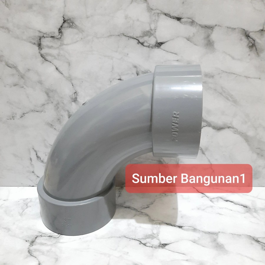 Jual Keni 3 inch elbow panjang 3" sambungan pipa L belok knee | Shopee Indonesia