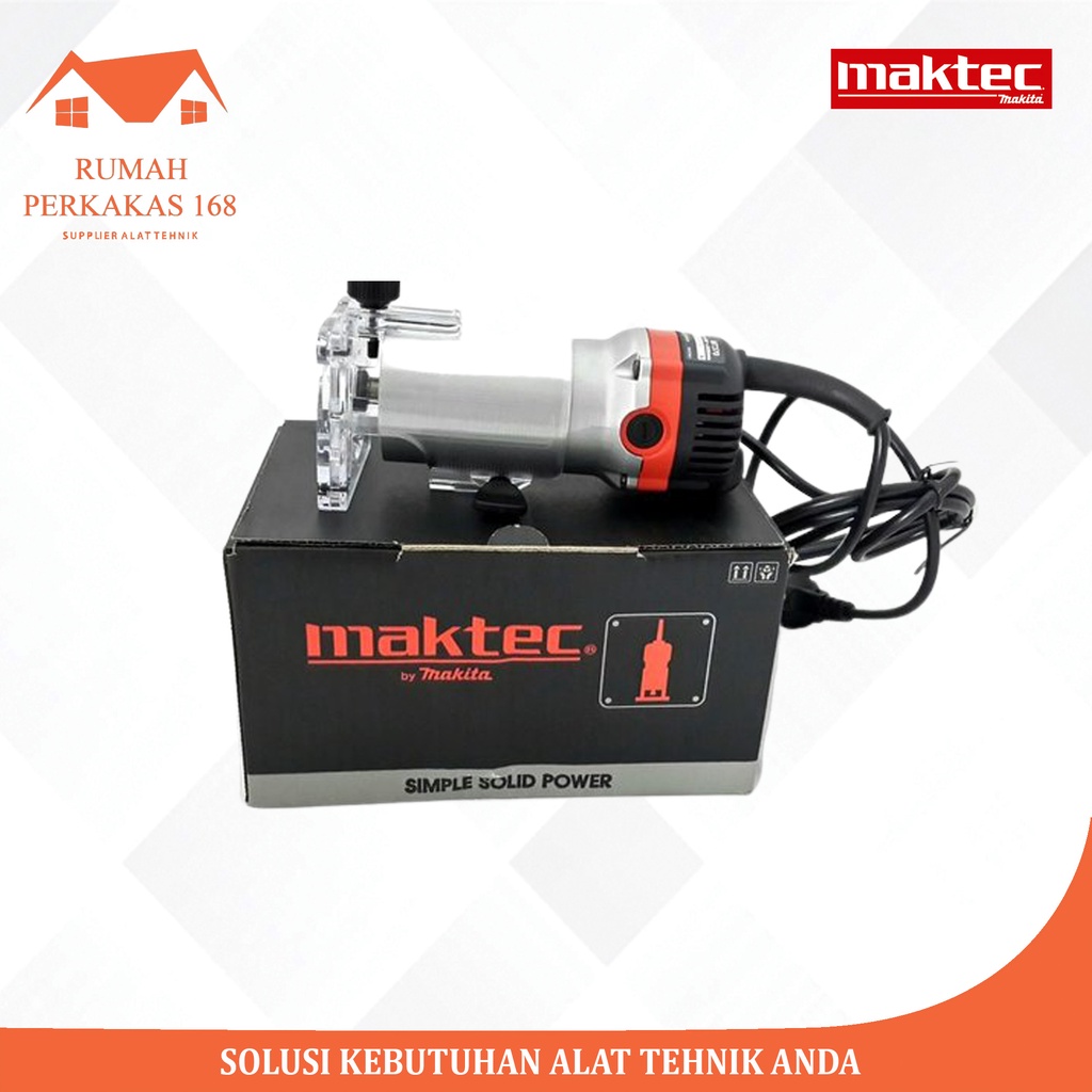 Jual Mesin Profil Router Trimmer Kayu 6mm Maktec MT 370 MT370 | Shopee ...