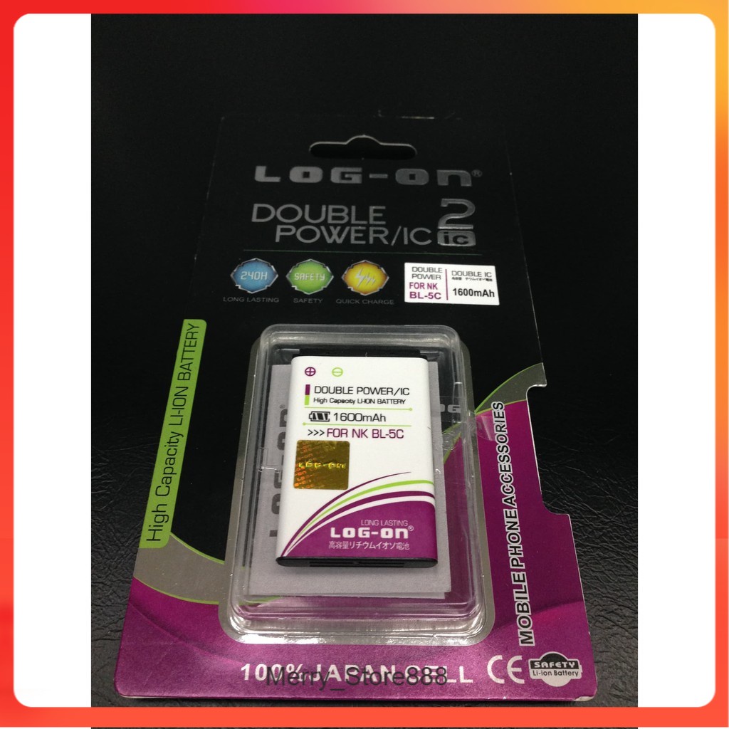 Jual Batere Batre Baterai Double Power IC Log-On NOKIA 5C 5CA 5CB BL-5C BL5C BL-5CA BL5CA BL-5CB ...