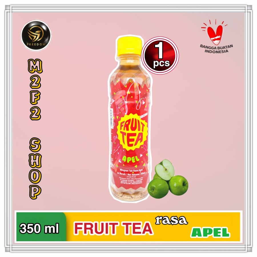 Jual Fruit Tea Apple | Apel Botol Pet - 350 ml (Kemasan Satuan ...