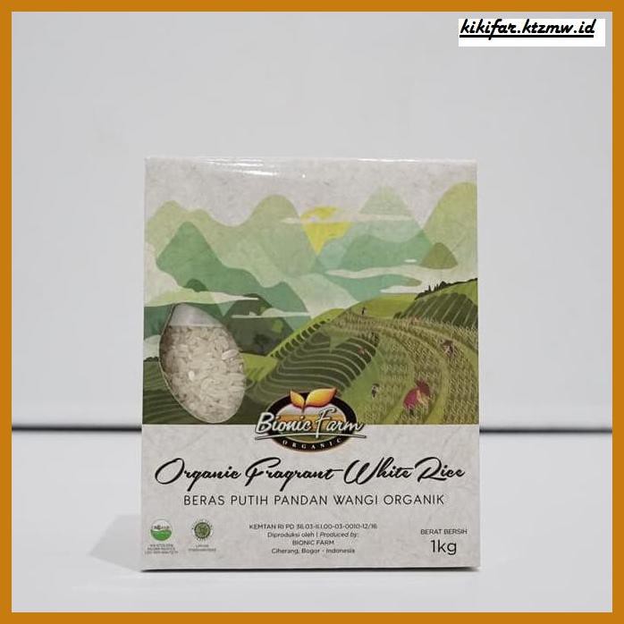 Jual ANEKA-BERAS- BIONIC FARM BERAS PUTIH ORGANIK 1KG -BERAS-SEHAT ...