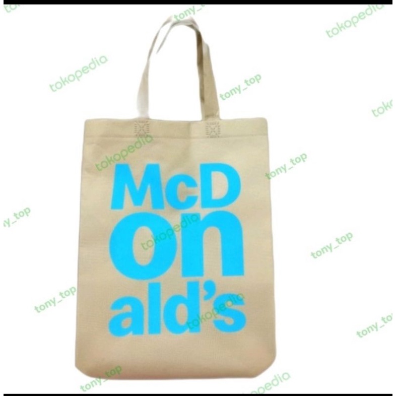 Jual Tas Spunbond Mcdonald MCD Mcdonalds Recycle Bag Preloved Pegangan ...