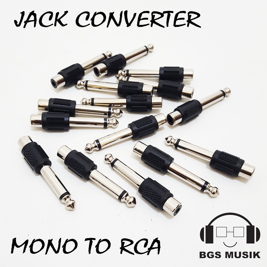 Jual Jack Converter RCA to Mono - Jack Converter RCA to akai mono ...