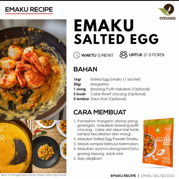 Jual Marhies- Bumbu Telur Asin Bubuk Emaku Salted Egg Powder Non Msg ...
