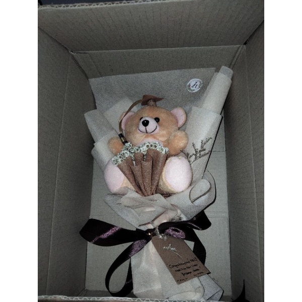 Jual Bucket bunga coklat // BUNGA EDELWEIS // BUKET BONEKA WISUDA ...