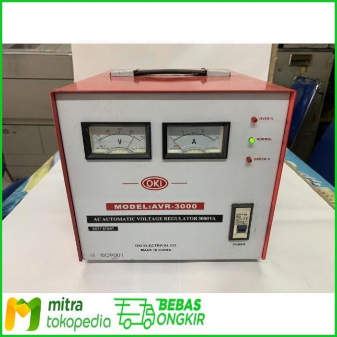 Jual Stabilizer Stavol Listrik Oki 3000 Watt | Shopee Indonesia