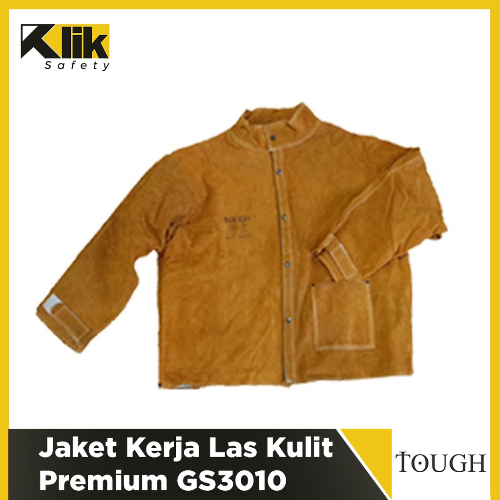 Jual Jaket Pelindung/Safety Kerja Las Kulit Premium TOUGH GS3010 ...