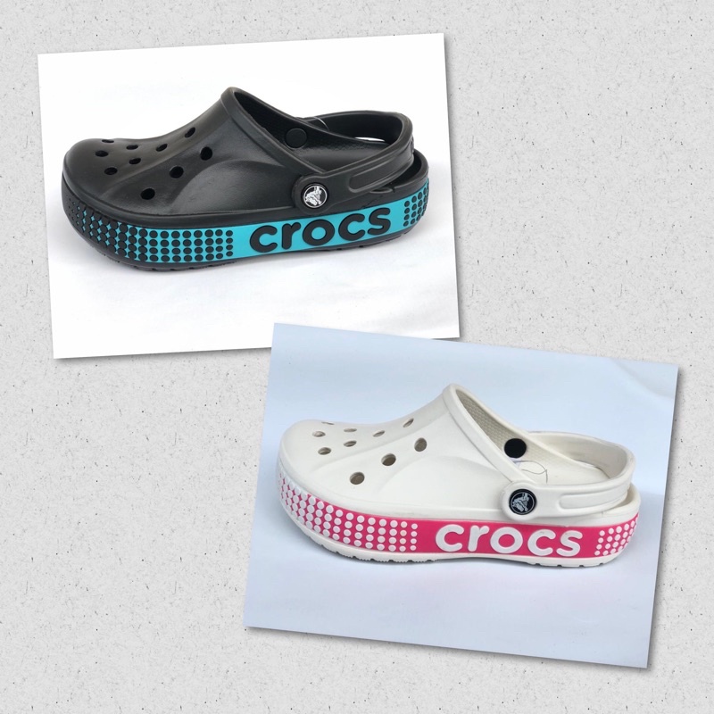 Jual TERMURAH Sendal Crocs Bayaband Logo Motion Clogs Unisex / Clog ...