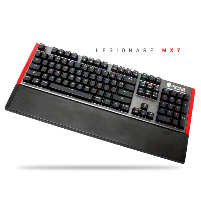 Jual KEYBOARD GAMING MACRO MECHANICAL REXUS LEGIONARE MX7 RGB | Shopee Indonesia