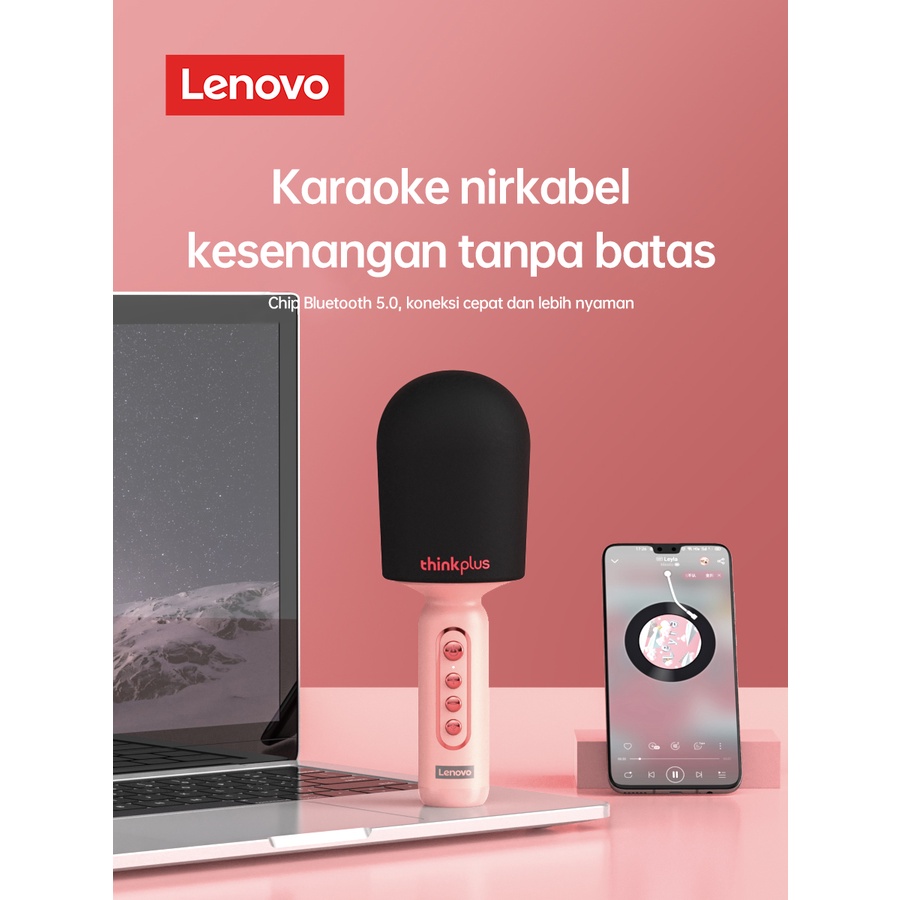 Jual Lenovo - M1 Thinkplus Portable Microphone / Mic Karaoke Wireless ...