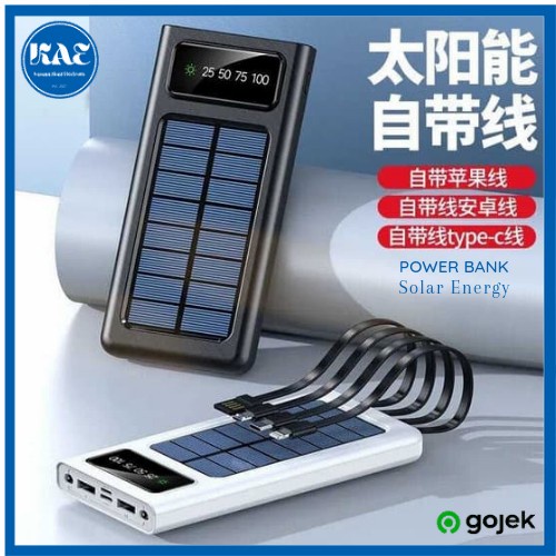 Jual Power Bank Tenaga Surya Solar Panel Cell Energy 2 Port 10000mAh ...