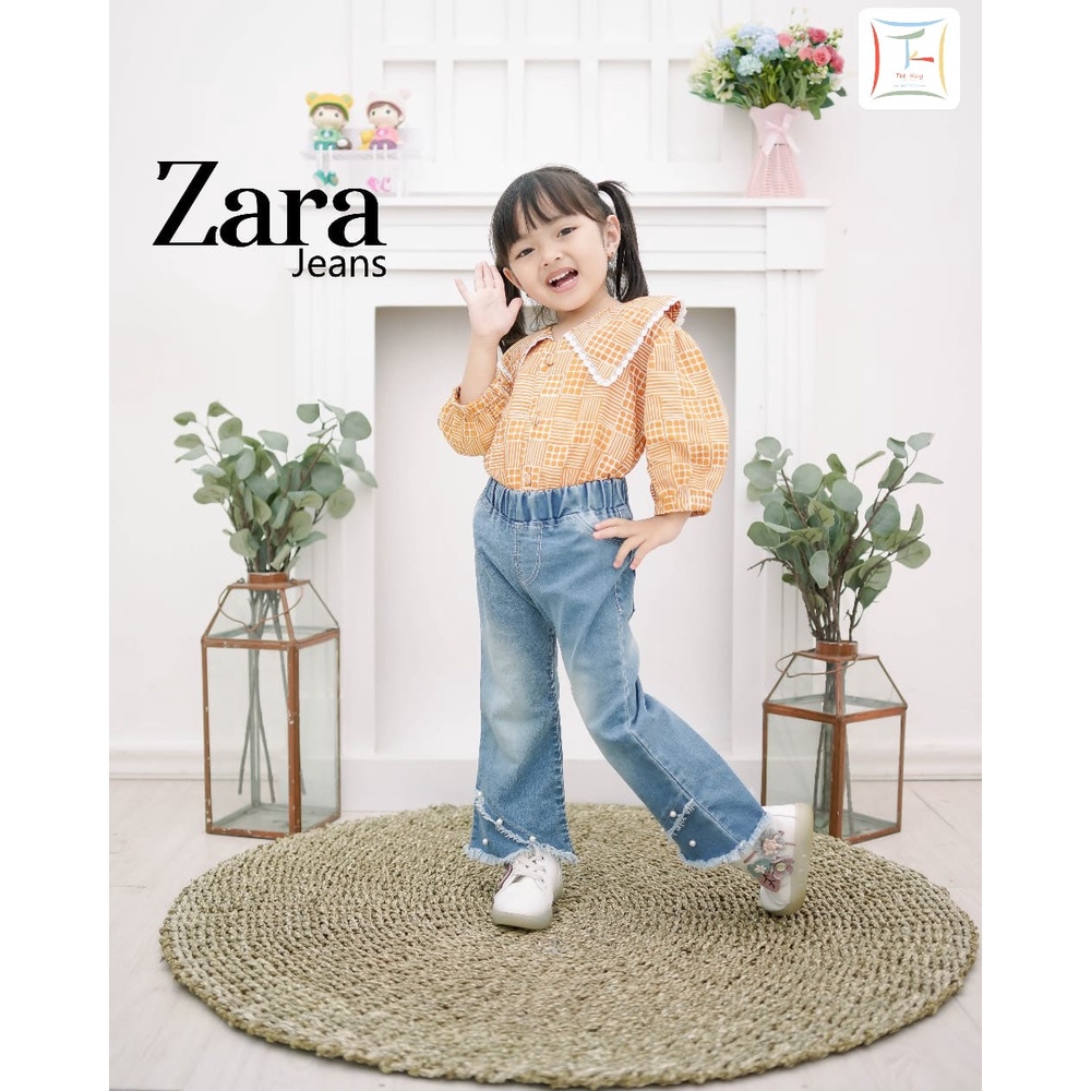 Jual TEEKAY Zara Celana Panjang Jeans Anak Perempuan Estimasi Usia 3 4 ...