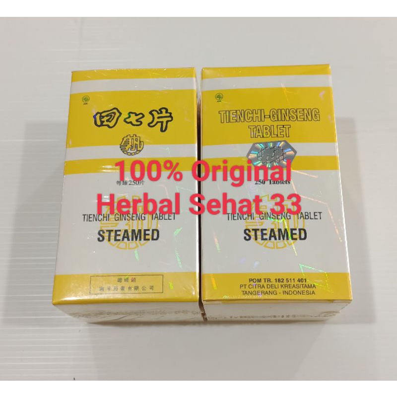 Jual tienchi ginseng tablet steamed peninggi badan anak | Shopee Indonesia