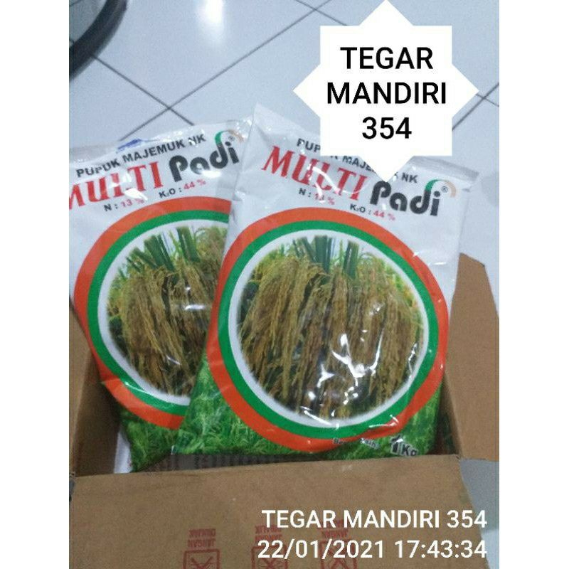 Jual Pupuk daun buah multi padi 1kg / Pupuk penambah anakan padi bobot ...