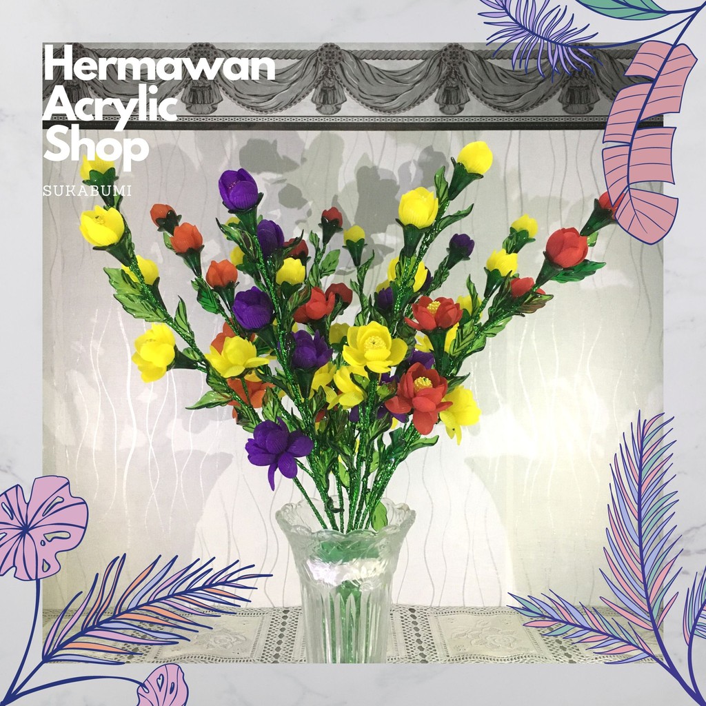 Jual Bunga Akrilik Tulip Tangkai (Satuan) | Shopee Indonesia