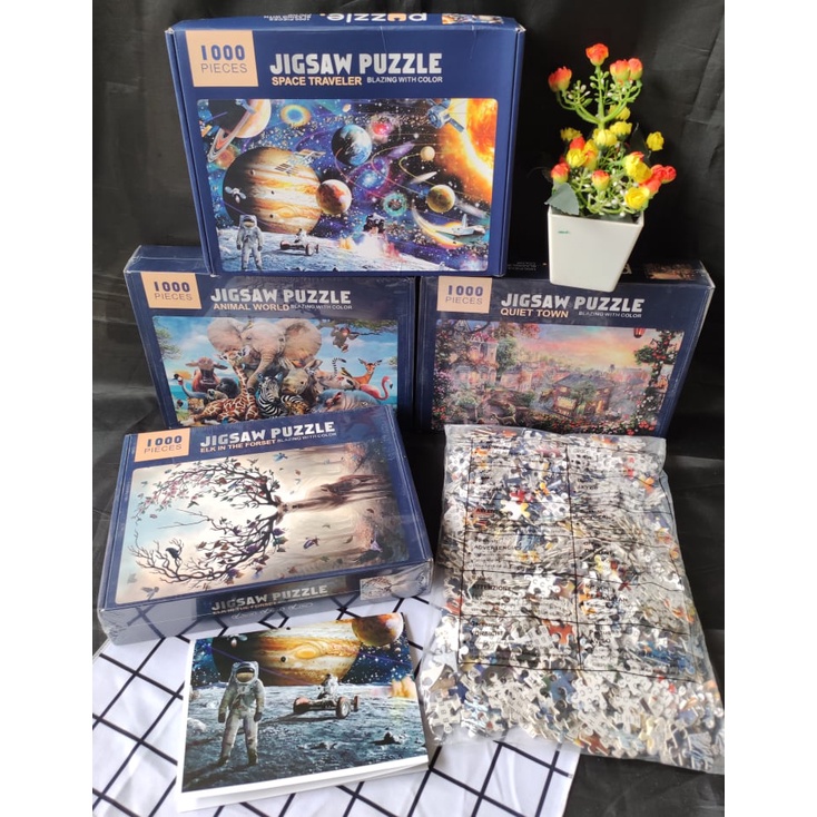 Jual Jigsaw Puzzle 1000 pcs | Shopee Indonesia