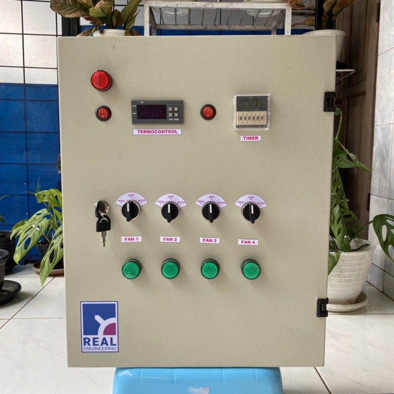 Jual Panel Blower Otomatis 4 Blower Listrik 3 Phase | Shopee Indonesia