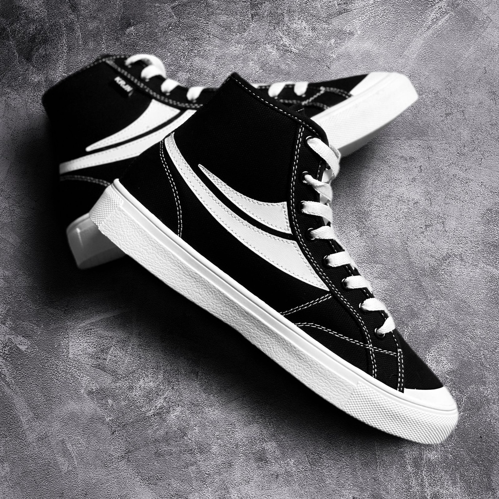 Jual SEPATU KRJN 001 "BLACK" / KRJN 001 SHOES / SEPATU DISTRO PRIA | Shopee Indonesia