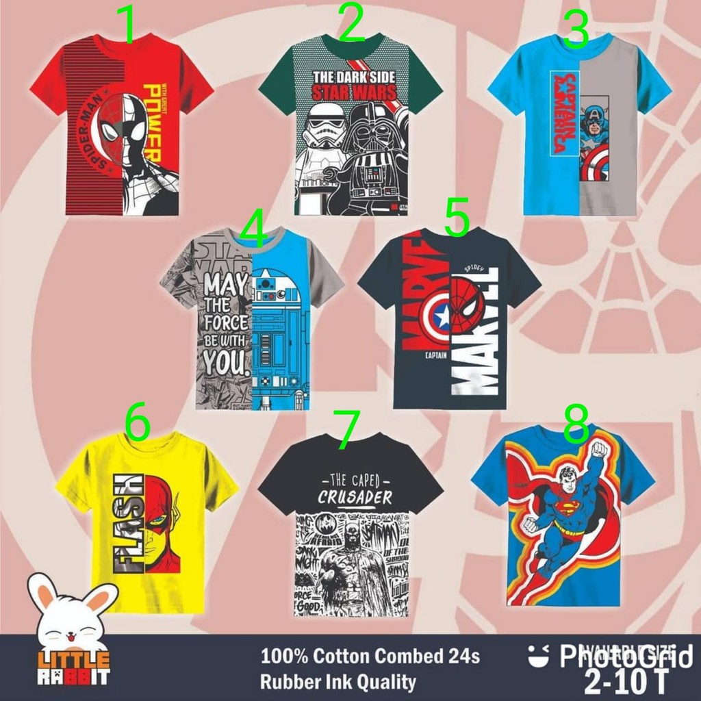 Jual Kaos Anak Karakter Super Hero Marvel Kaos Anak Cowo Tshirts ... Jual Kaos Anak Karakter Super Hero Marvel Kaos Anak Cowo Tshirts ...