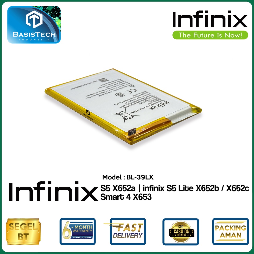 Jual BATERAI INFINIX S5 lite - S5 - SMART 4 X653 - SMART 6 PLUS - BL ...