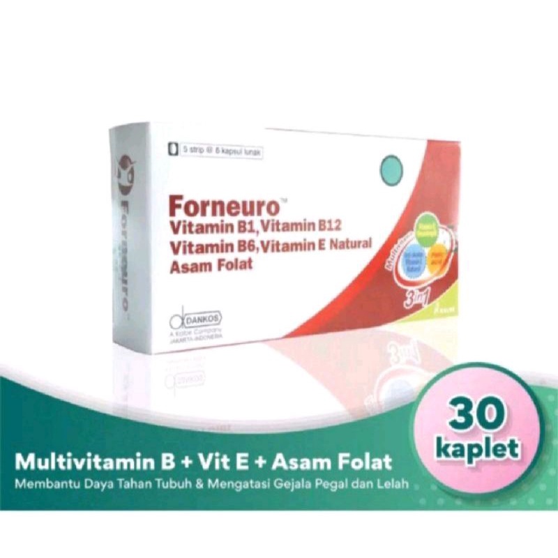 Jual Forneuro harga per BOX isi 30 tablet multivitamin | Shopee Indonesia