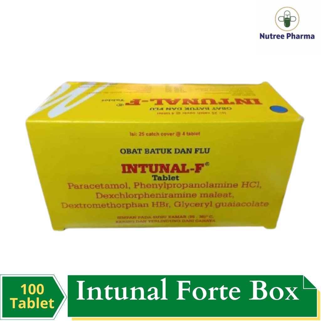 Jual INTUNAL FORTE BOX ISI 100 TABLET | Shopee Indonesia
